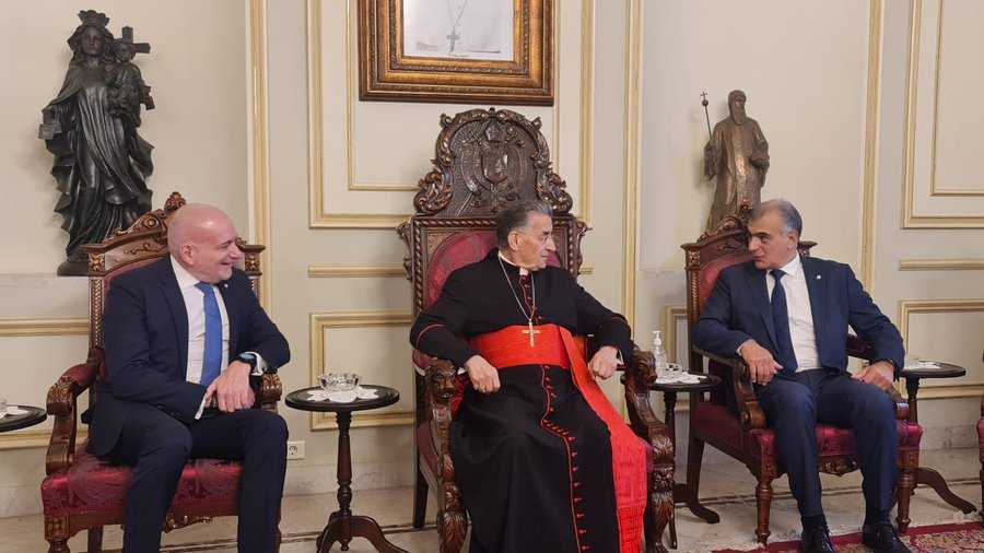 في بكركي، الأوضاع العامة عرضها البطريرك الماروني الكاردينال مار بشارة